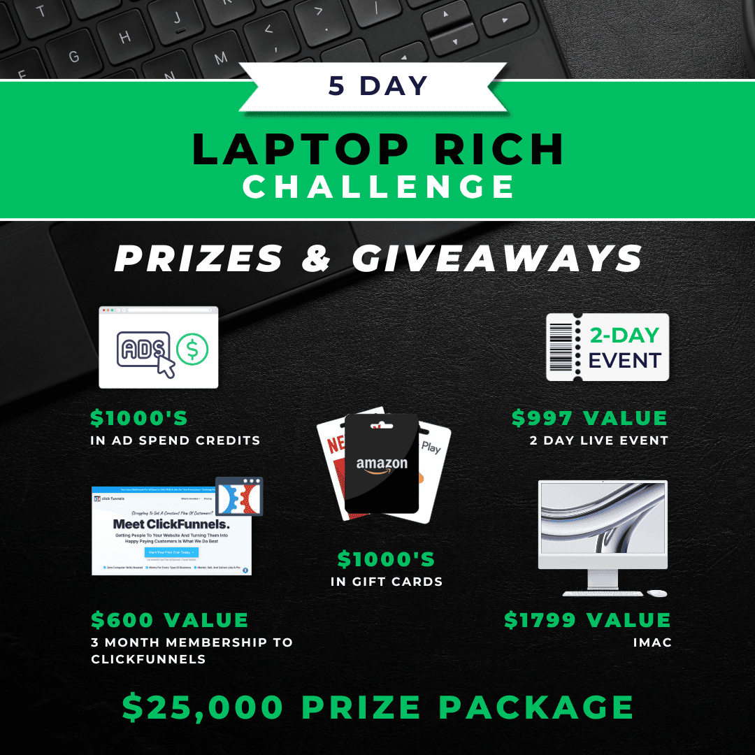 5 Day Laptop Rich Challenge | Register Today